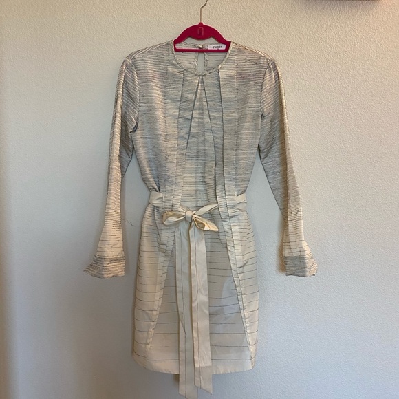 Ports 1961 | Dresses | Ports 961 Long Sleeve Dress With Belt | Poshmark